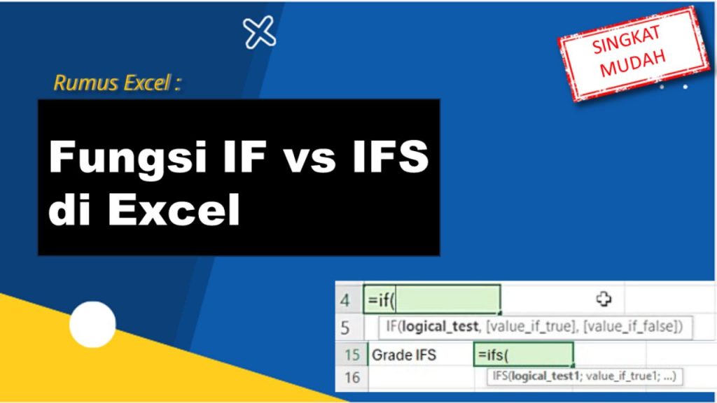 Fungsi IF vs IFS di Excel | Kursus Excel Online & Offline