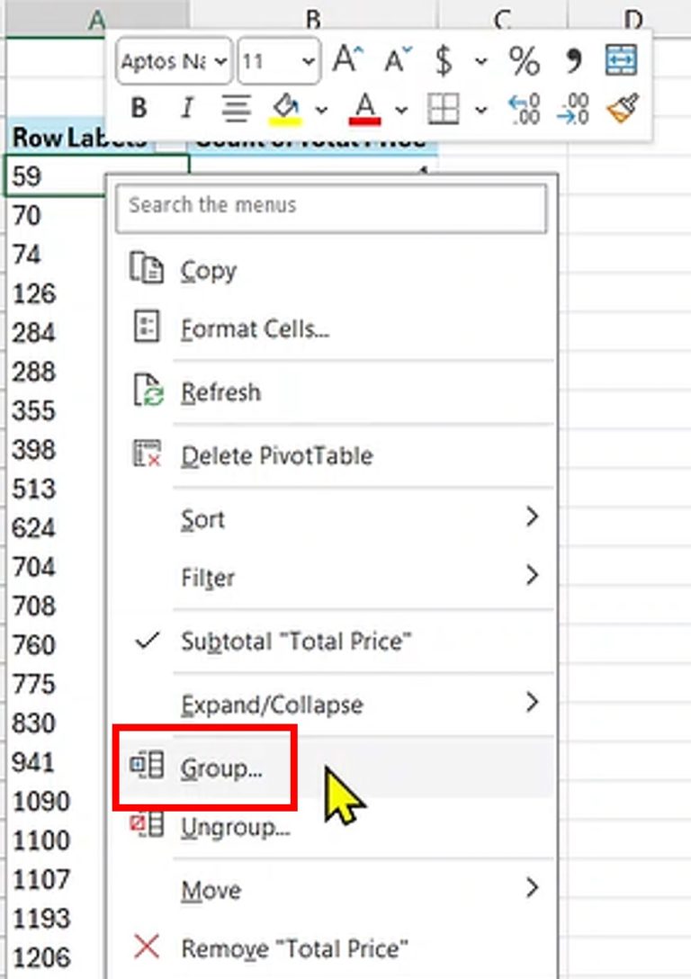 Melakukan Grouping di Pivot Table | Kursus Excel Online & Offline